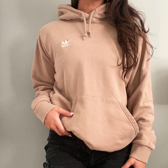 adidas | Tops | Adidas Tan Hoodie | Poshmark